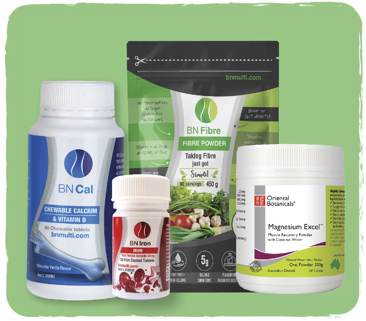 Buy Fibre & Magnesium Powder Supplements Australia | BN Healthy