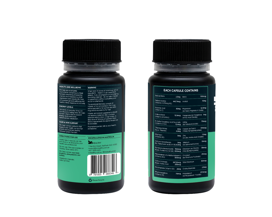 Buy BN Caps Iron Free - Multivitamin Capsules