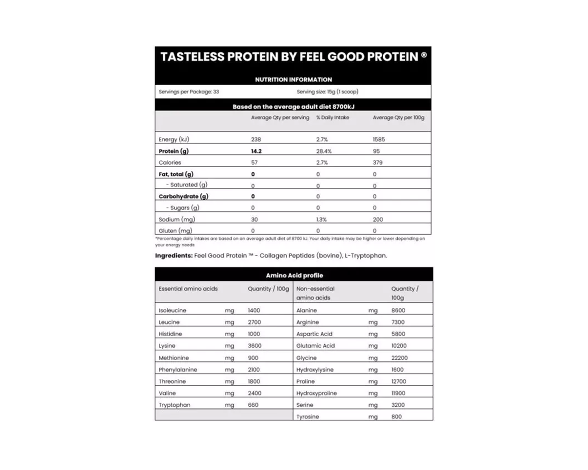 Buy Feel Good - Tasteless Protein Collagen Powder