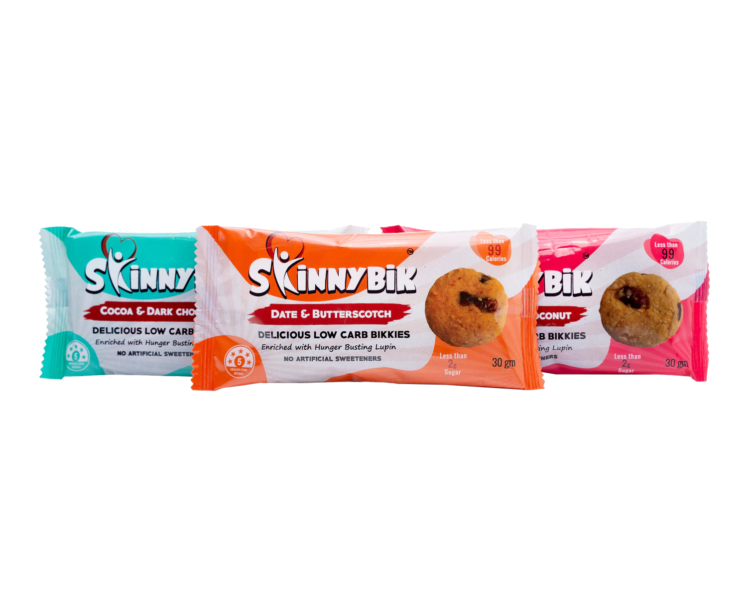 Buy Skinnybik Bikkies - WLS Biscuits - 3 Flavours